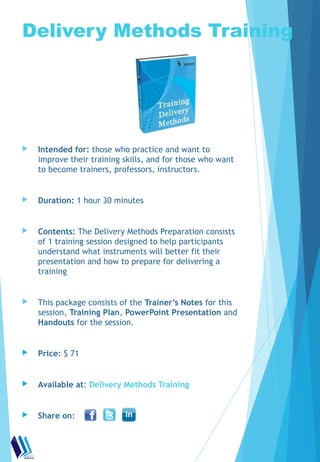 Train the Trainer Products Catalog | PDF