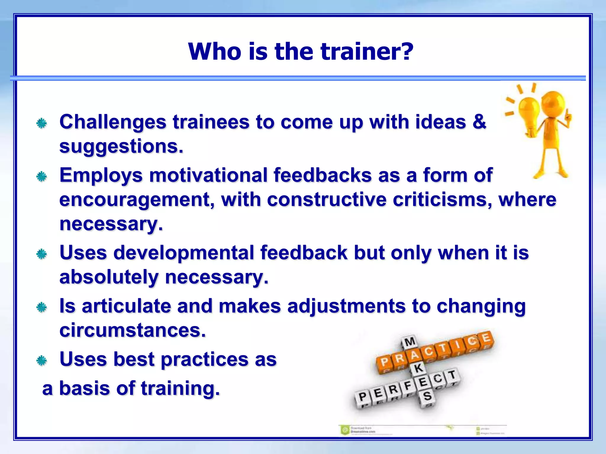 Train the trainer | PPTX