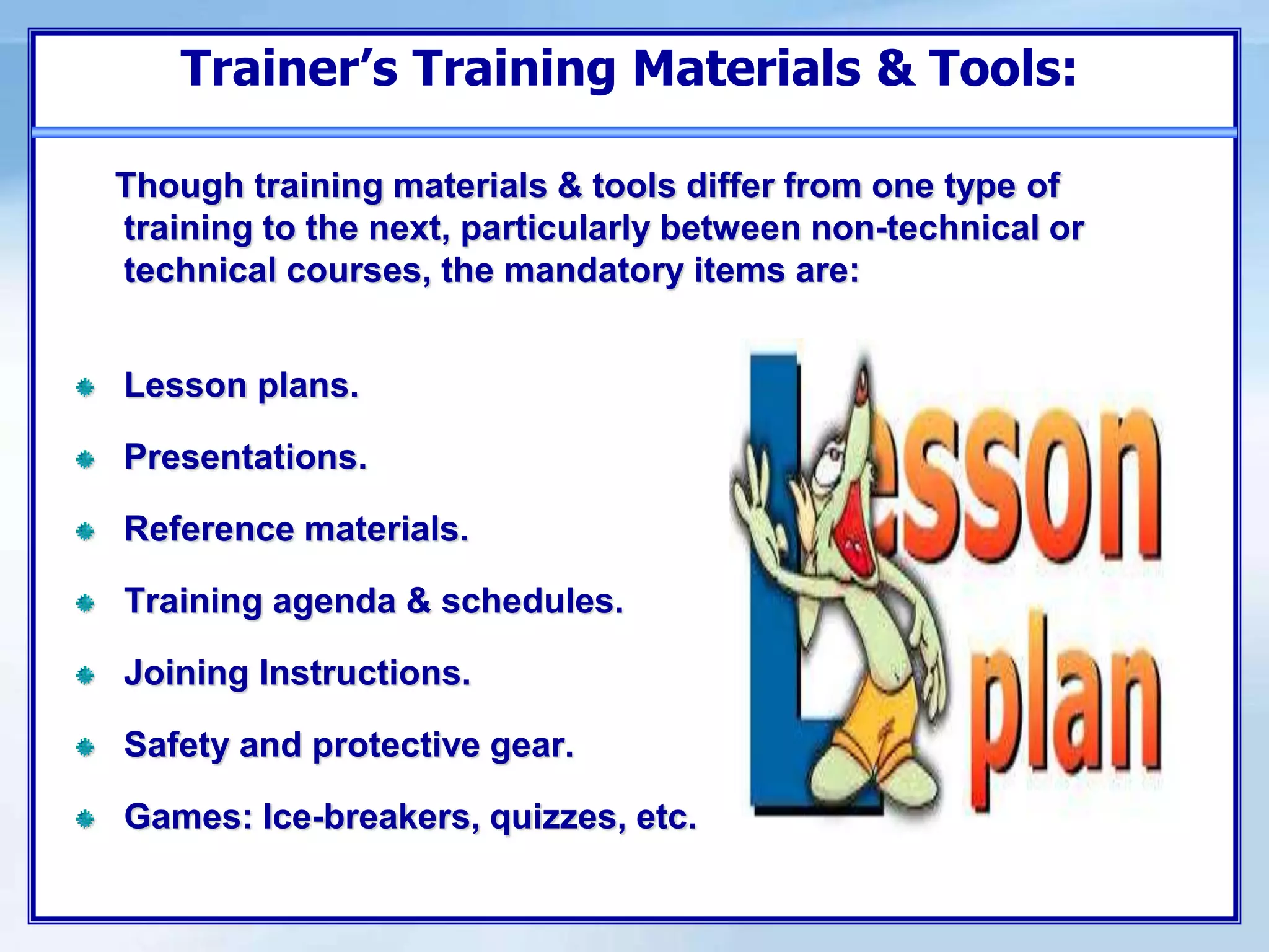 Train the trainer | PPTX