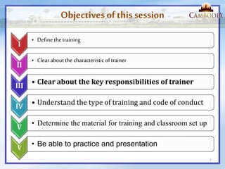 Train the trainer | PPTX