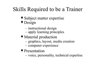 Train the Trainer: Essential Skills and Techniques for Effective ...