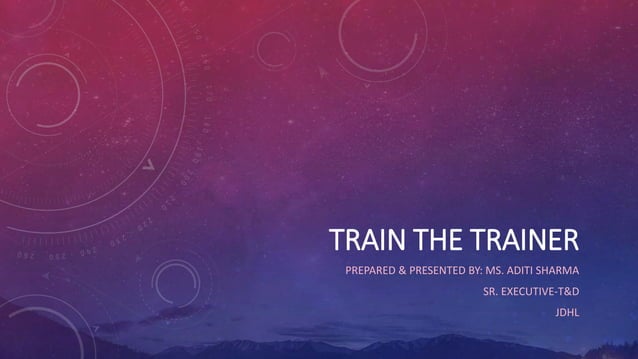 Train The Trainer | PPT