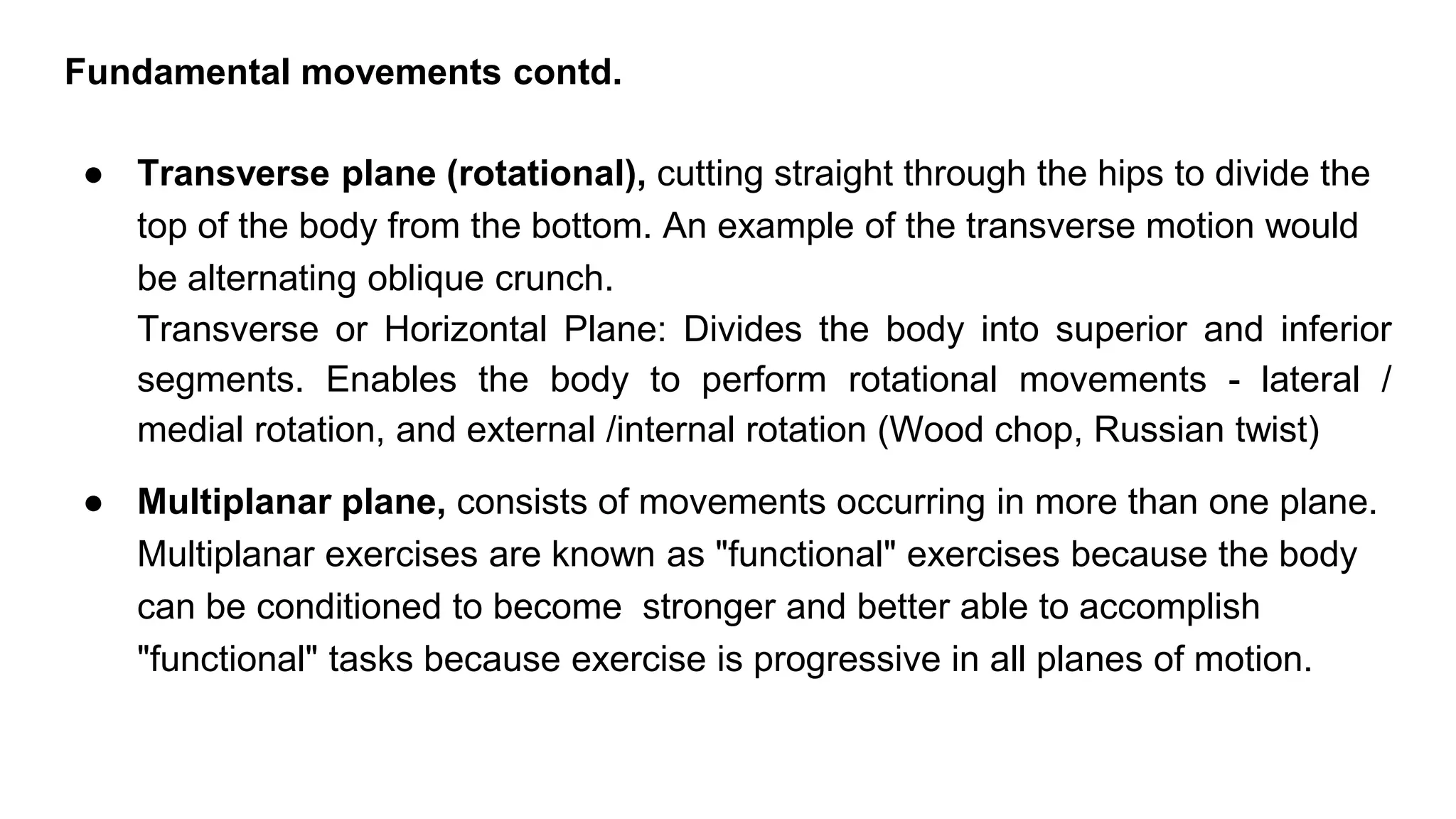Train the trainer class presentation 2019 ( week 3 biomechanics ) | PPTX