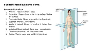 Train the trainer class presentation 2019 ( week 3 biomechanics ) | PPTX