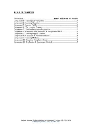 Train the Trainer Course Syllabus | PDF