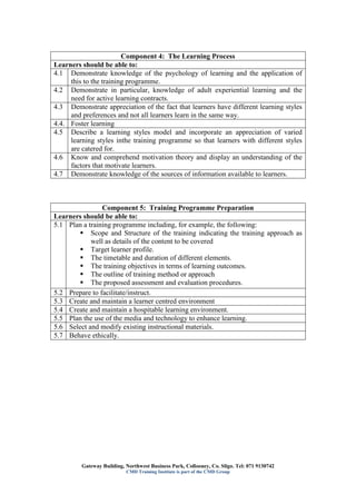 Train the Trainer Course Syllabus | PDF