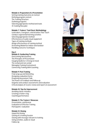 Train the trainer public program course brochure 2012 by i ...
