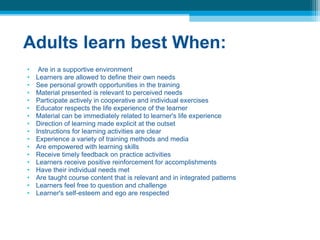 Train the Trainer: Comprehensive Guide to Adult Learning, Training ...