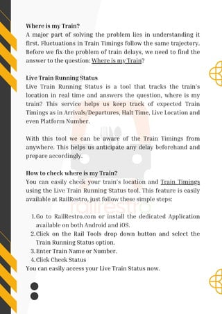Train Timings Changed? Here’s What You Need to Do | PDF