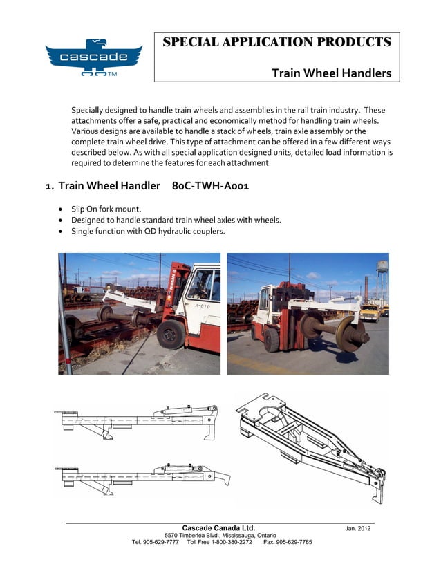Train Wheel Handlers Guide R0 | PDF