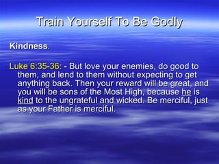 Train yourself to be godly | PPT