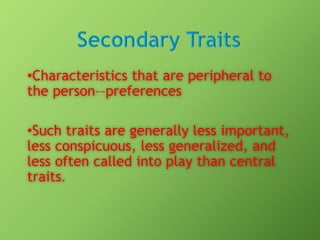 Trait approach | PPTX