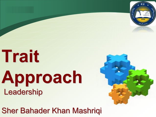 Trait approach | PPT
