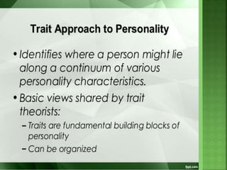 Trait inference presentation | PPTX