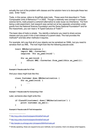 Inheritance Versus Roles - The In-Depth Version | PDF