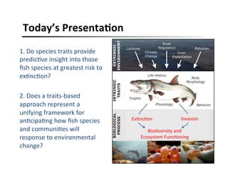 Beyond taxonomy: A traits-based approach to fish community ecology | PDF