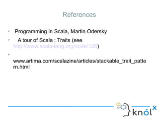 Traits in scala | PPT