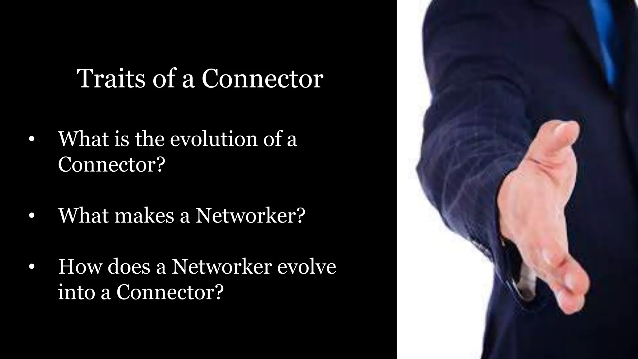 Traits of a connector | PPT