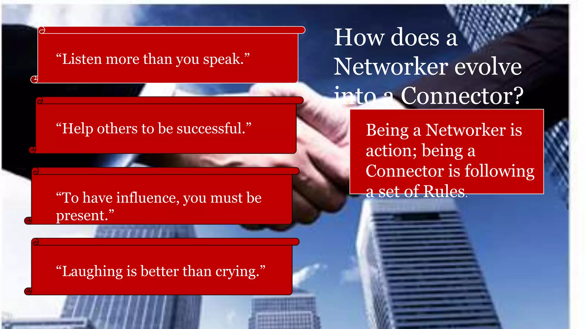 Traits of a connector | PPTX