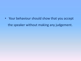 Traits of a Good Listener | PPTX