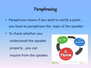 Traits of a Good Listener | PPTX