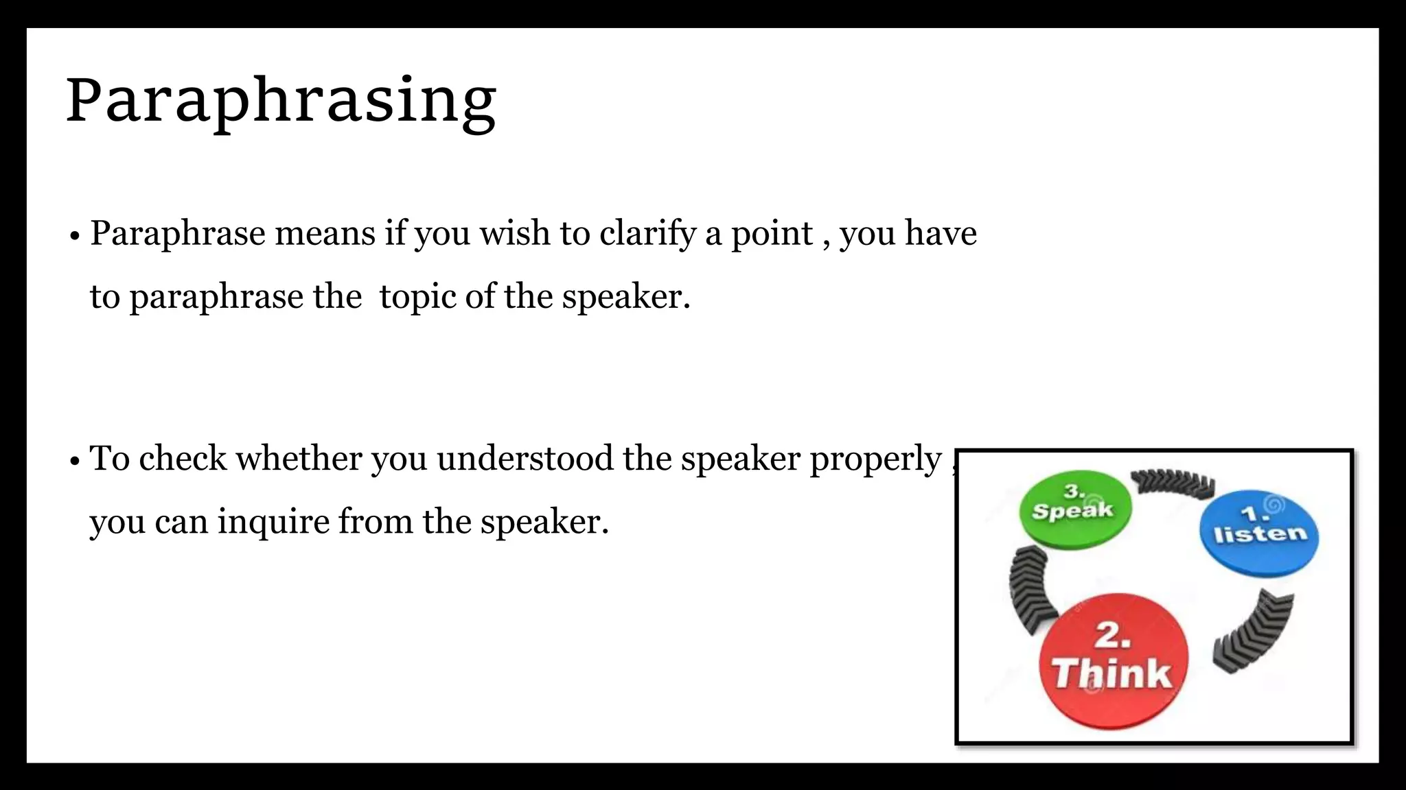 Traits of a good listener | PPTX