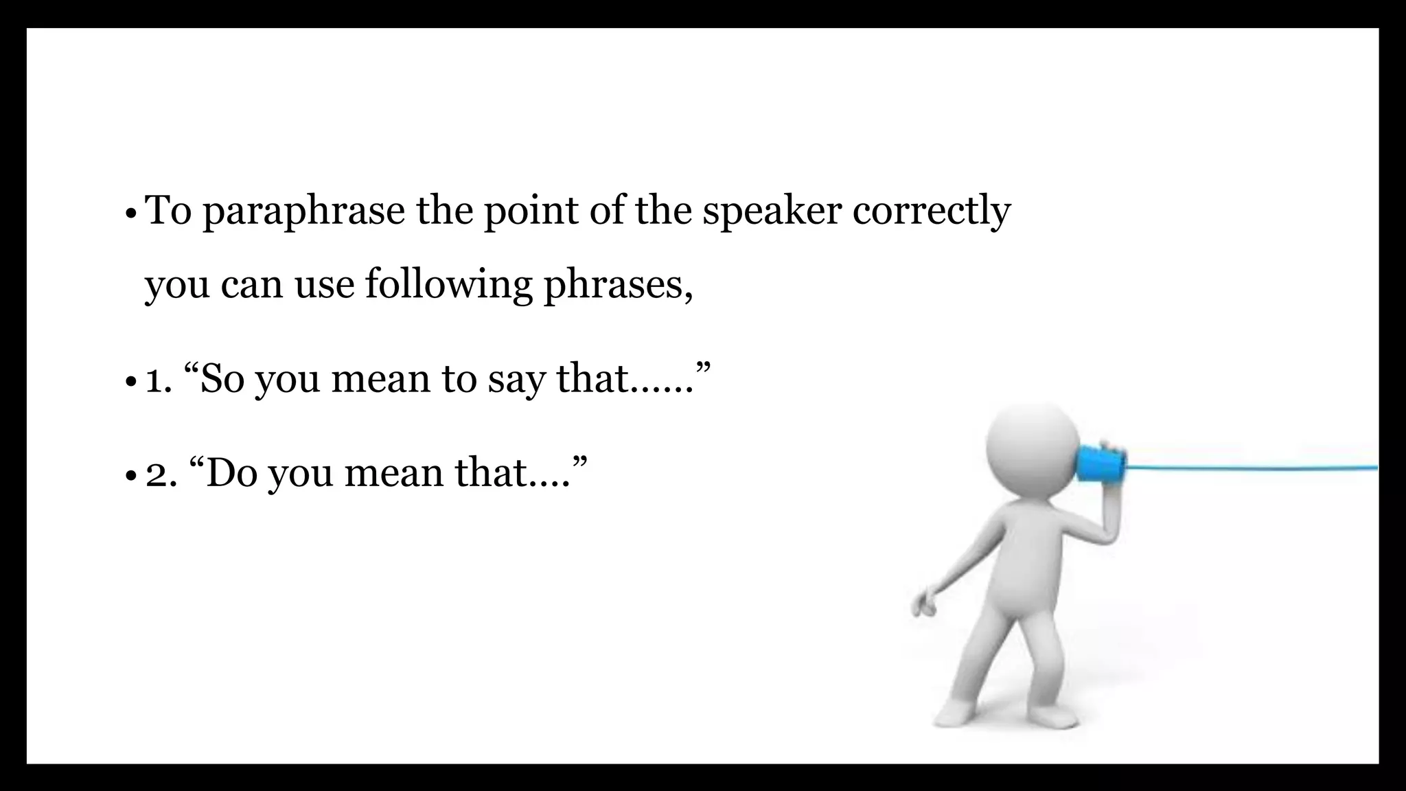 Traits of a good listener | PPTX