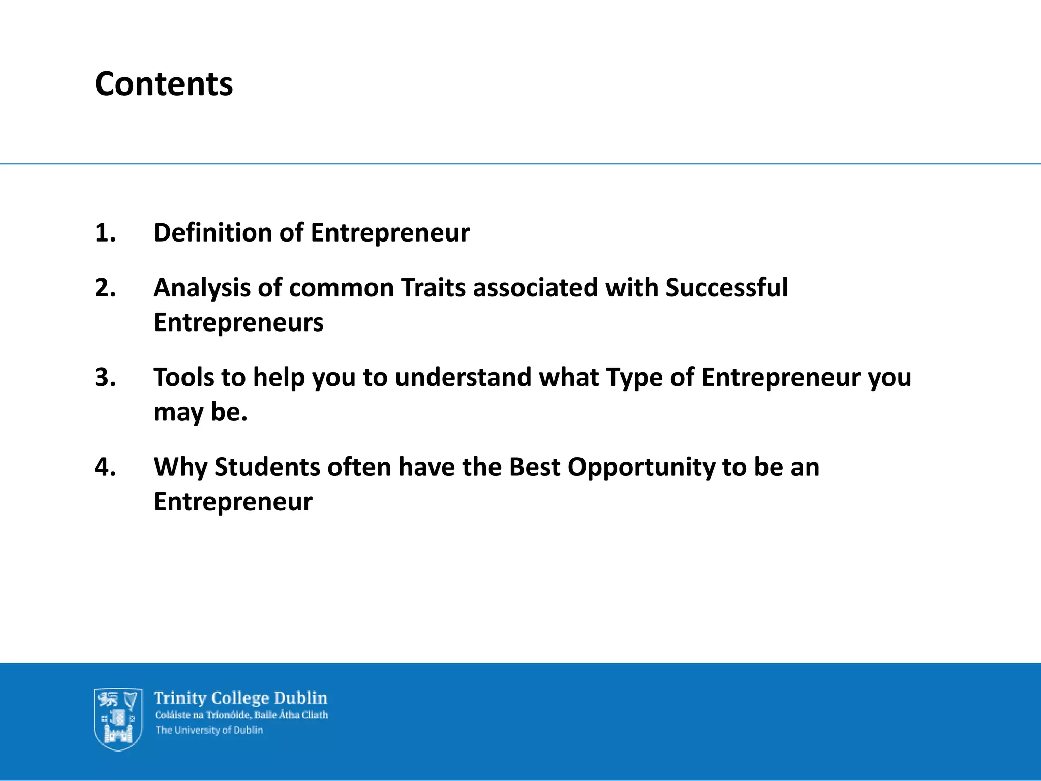 Traits of an entrepreneur | PPT