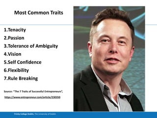 Traits of an entrepreneur | PPT