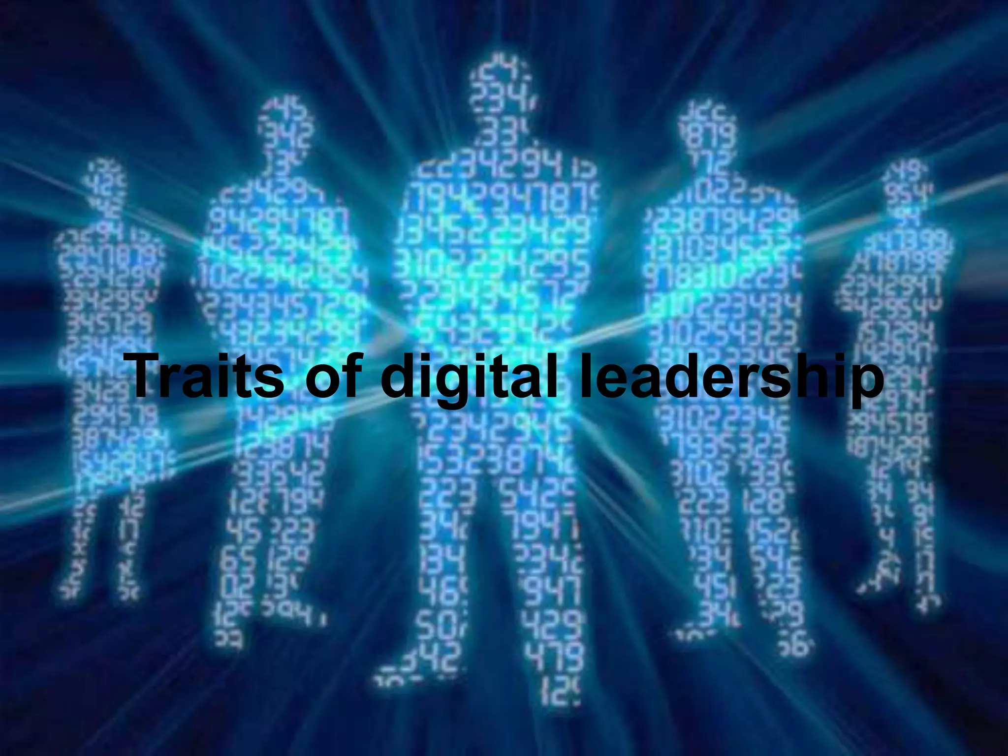 Traits of digital leadership | PPTX