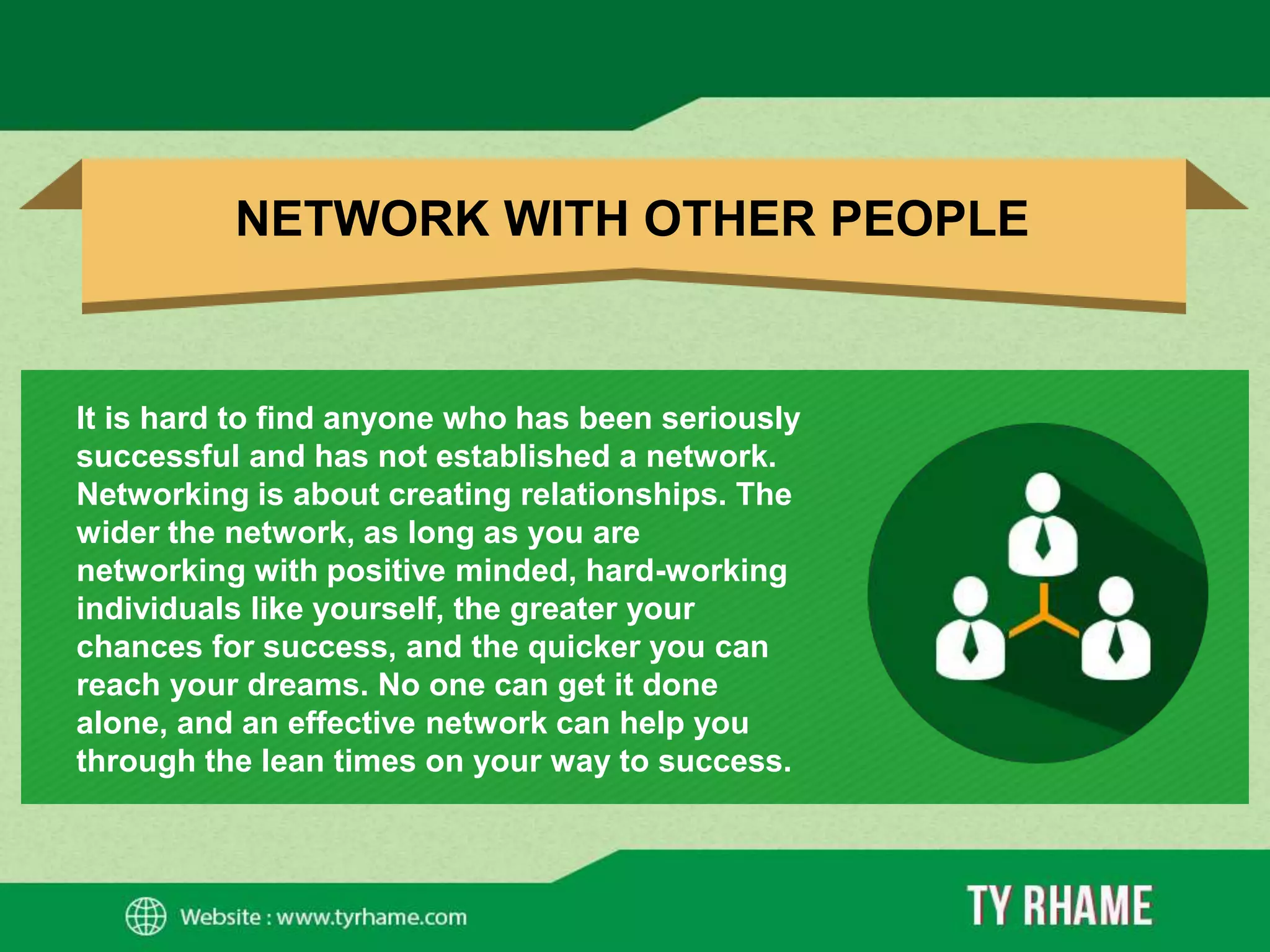 Traits of Successful People by Ty Rhame | PPTX