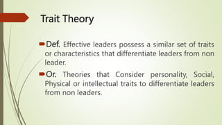 Traits theory Approach.pptx