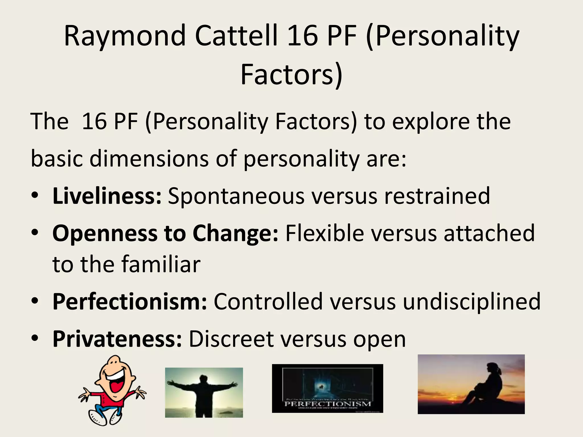 Traits theory, its contributions and its limitations to predict human differences | PPTX