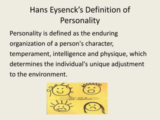 Traits theory, its contributions and its limitations to predict human differences | PPTX