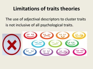 Traits theory, its contributions and its limitations to predict human differences | PPTX | Science