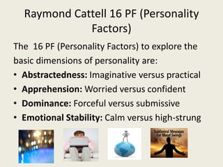 Traits theory, its contributions and its limitations to predict human differences | PPTX