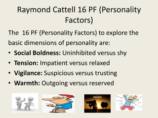 Cattell Personality Trait Theory