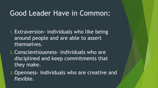 Trait Theories power point presentations | PPT