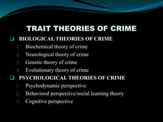 Trait theory | PPTX