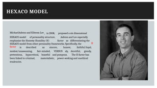 Trait Theories of Personality in Psychology | PPTX