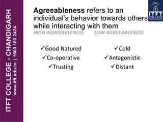 ITFT Trait theory of personality | PPTX | Mental Health | Diseases and ...