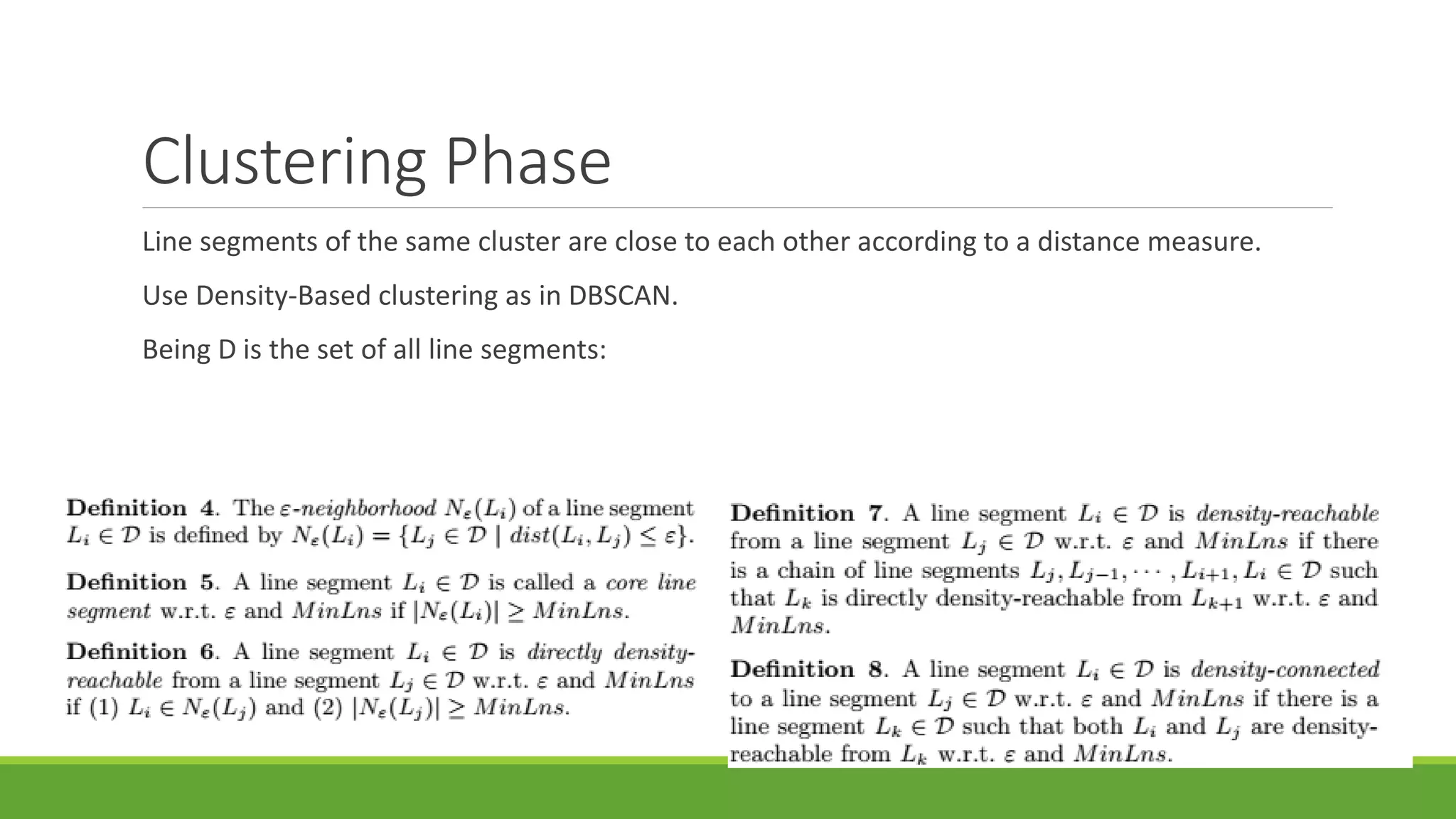 Trajectory Clustering Traclus Algorithm Pdf Computing