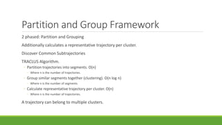 Trajectory clustering - Traclus Algorithm | PDF