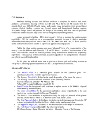 Trajectory Generation for FLS Functionality Validation | PDF