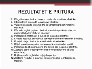 Trajnimi ne instalime_elektrike | PPT