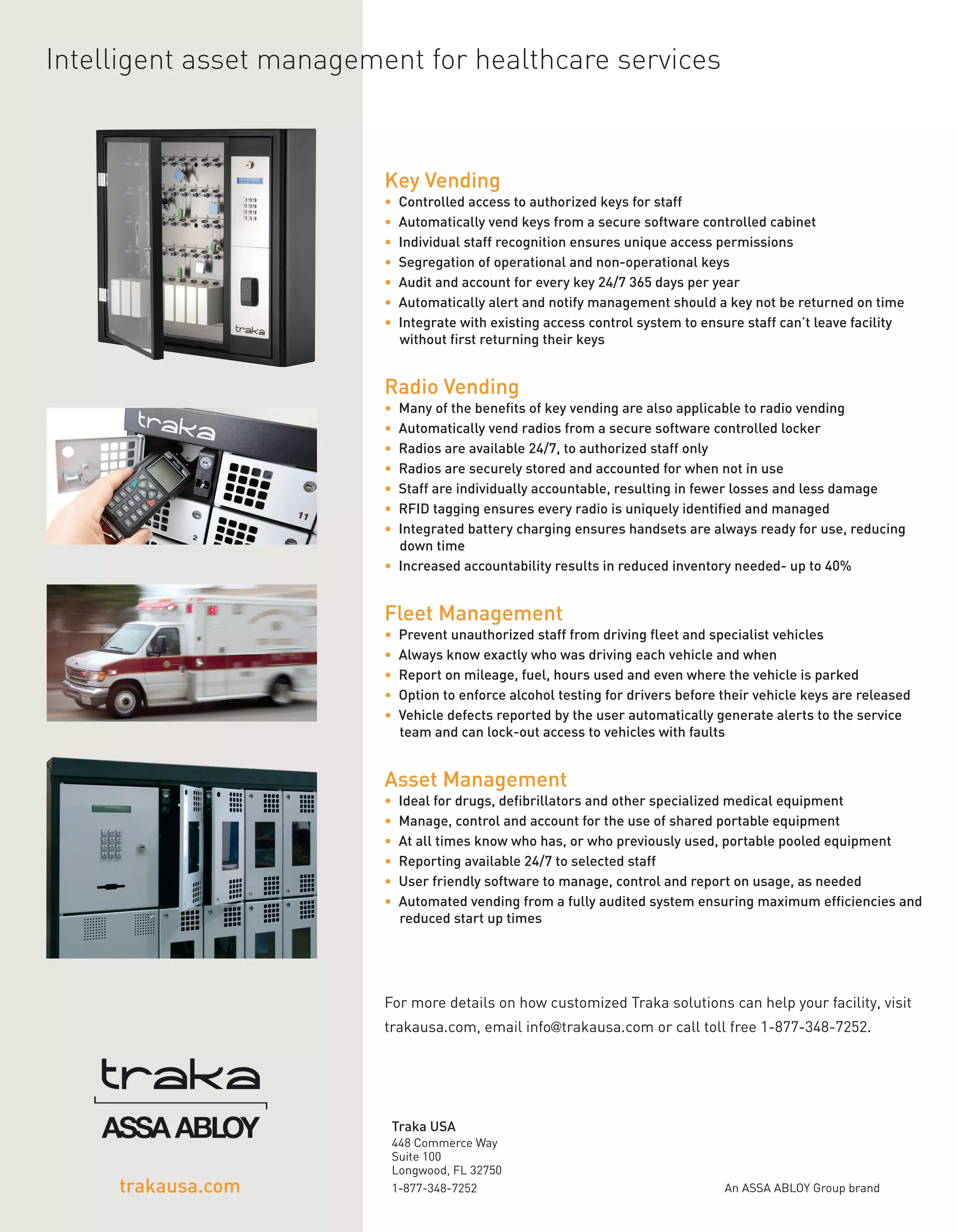 Traka healthcare flyer | PDF
