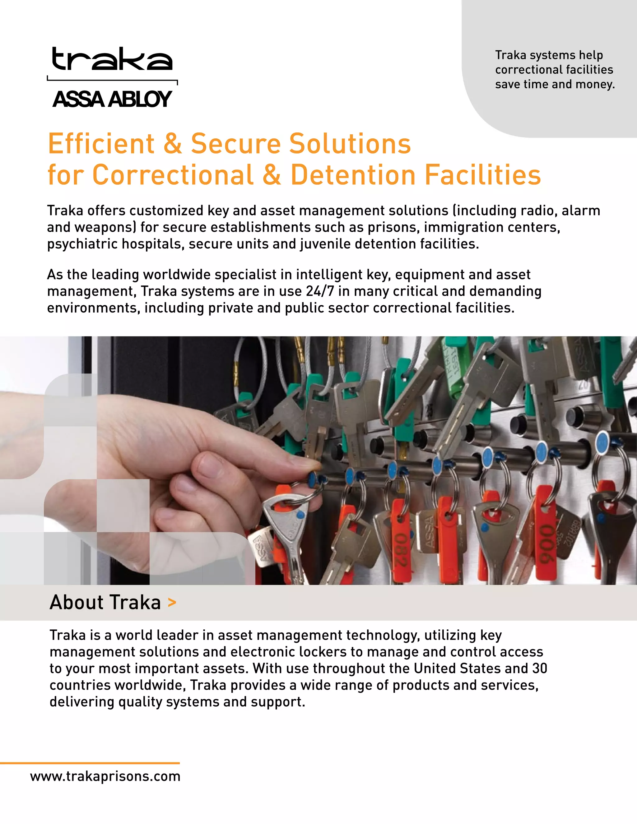 Traka prison brochure | PDF