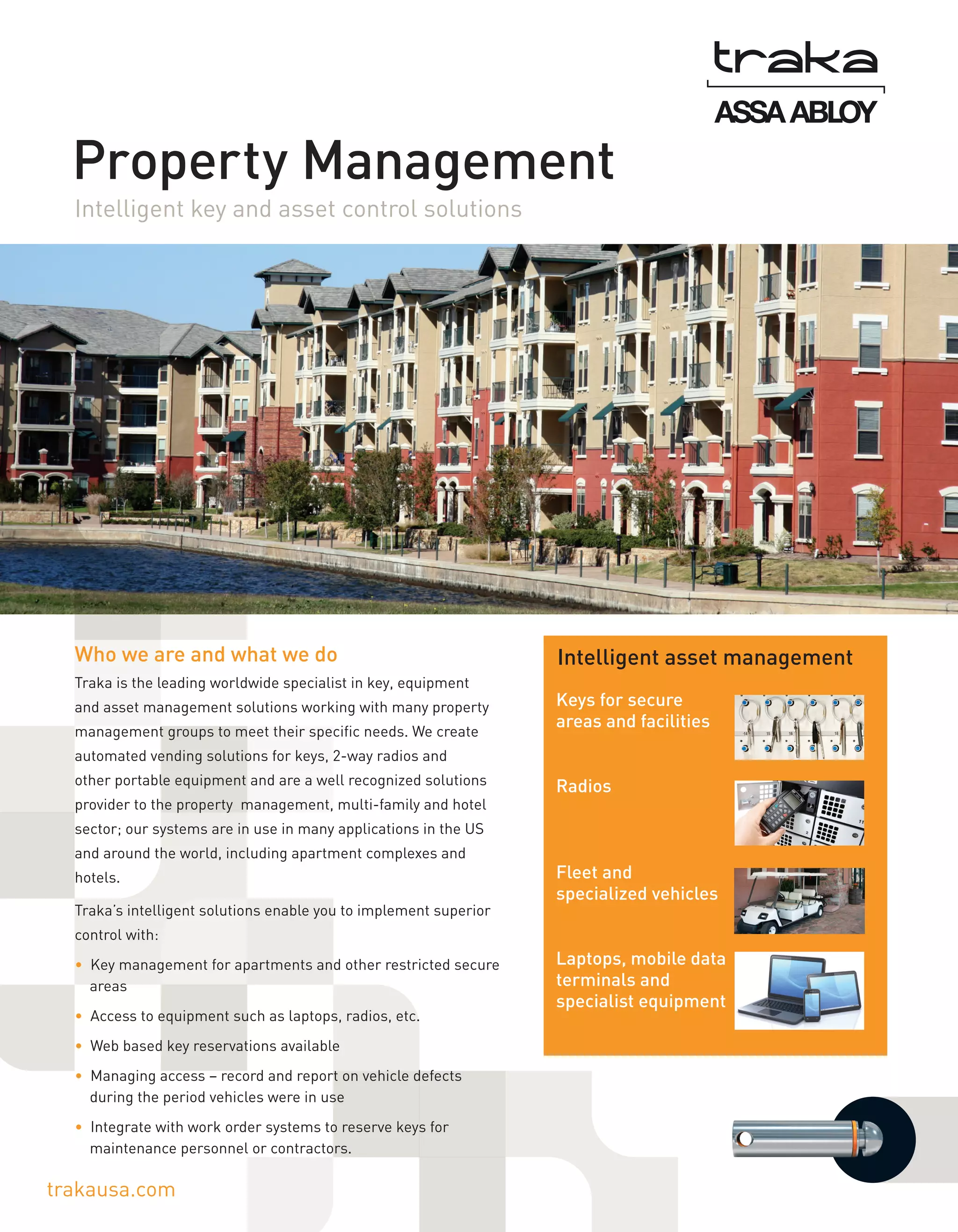 Traka property management flyer | PDF