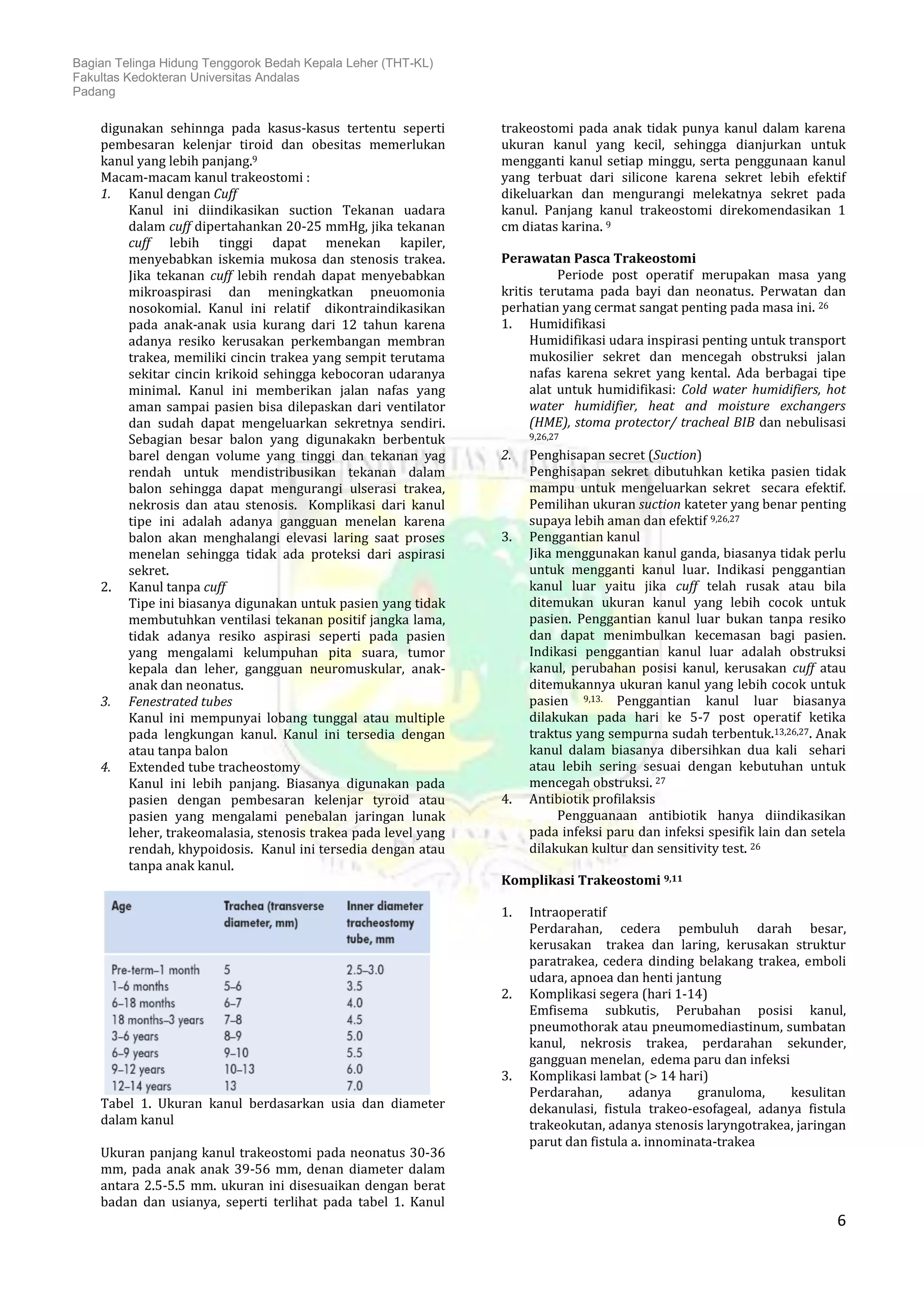 Trakeostomi dan krikotirotomi | PDF