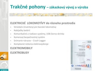 VONSCH® - Trakčné pohony | PDF